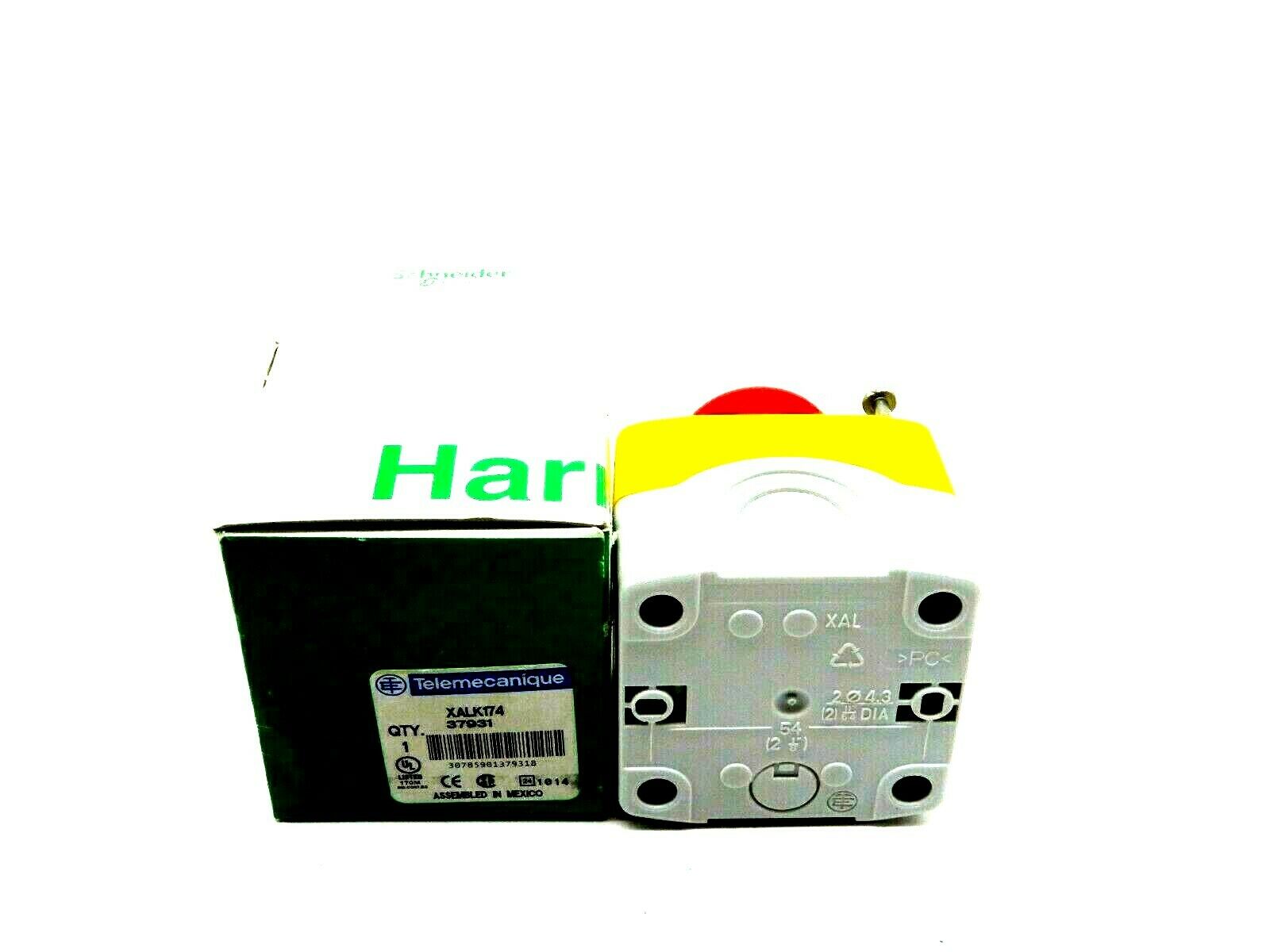 NEW TELEMECANIQUE XAL-K174 RED PUSHBUTTON XALK174 - SB Industrial ...