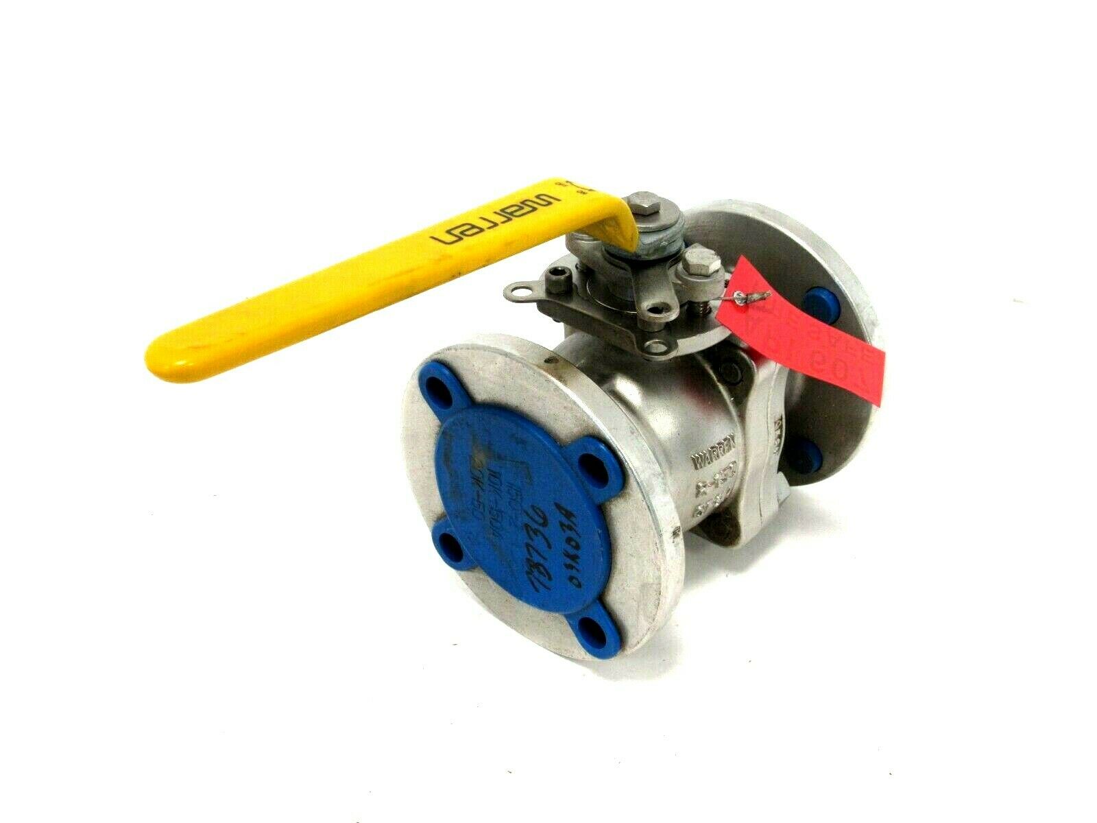 NEW WARREN 6156FS BALL VALVE SIZE 2 CLASS 150 CF8M - SB Industrial ...