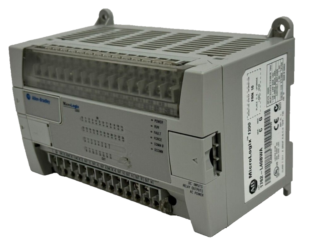 ALLEN BRADLEY 1762-L40BWA MICROLOGIX 1200 CONTROLLER SER. C REV. G PRE ...