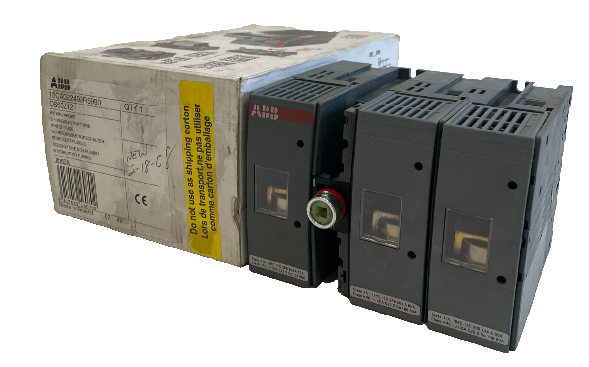 NEW ABB 1SCA022499R5990 SWITCH FUSE OS-60J12 - SB Industrial Supply, Inc.