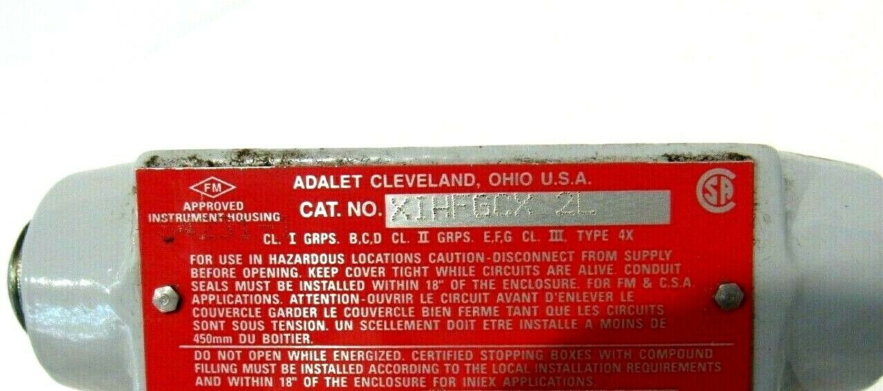 NEW ADALET / RONAN X54-201L/SR-L-0-50E-B-EXP2 TRANSMITTER / HOUSING ...