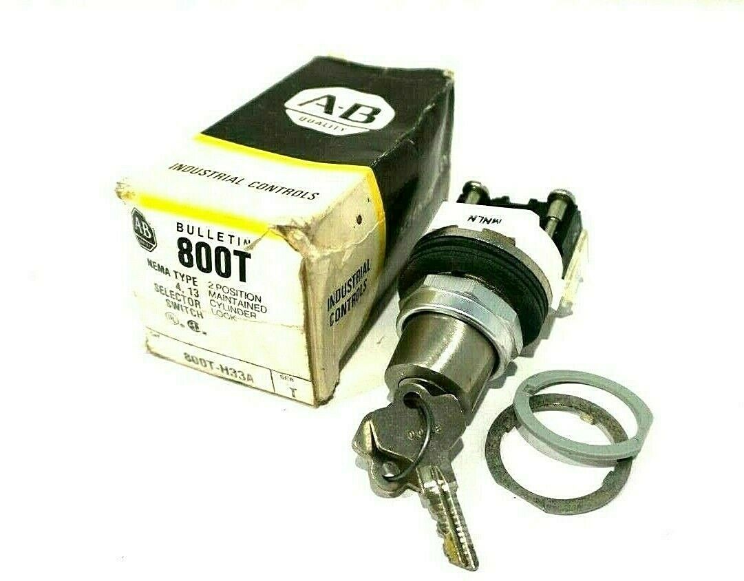 NEW ALLEN BRADLEY 800T-H33A SELECTOR SWITCH SER.T 800TH33A - SB ...