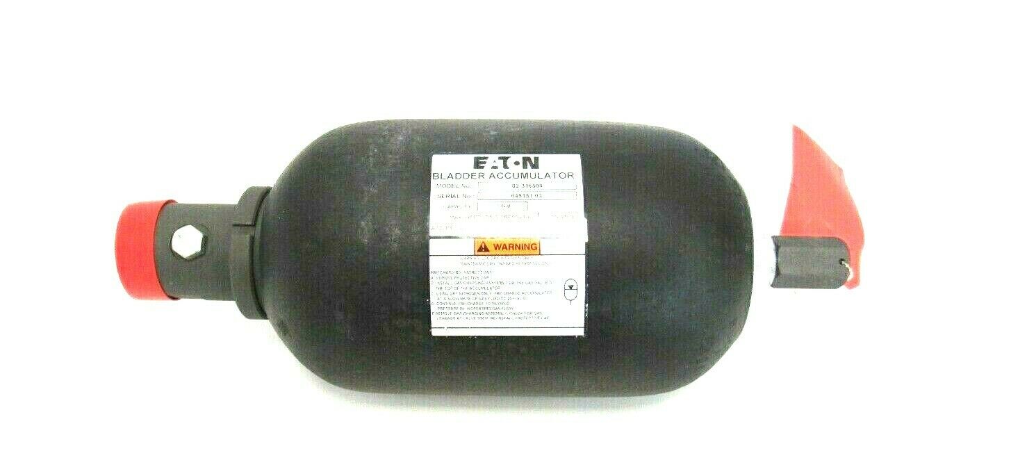 NEW EATON 02-316504 BLADDER ACCUMULATOR 02316504 1 GAL 3000 PSI - SB ...