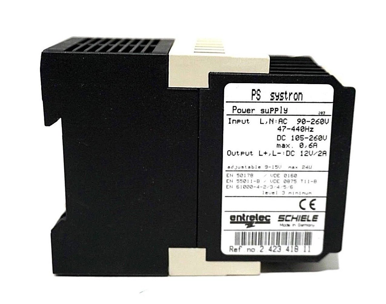 NEW ENTRELEC PS-SYSTRON POWER SUPPLY PSSYSTRON - SB Industrial Supply, Inc.