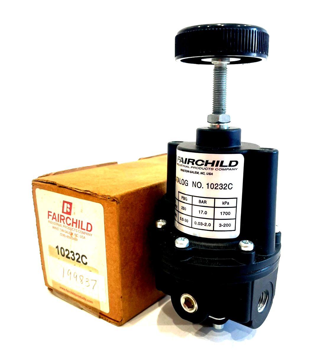 NEW FAIRCHILD 10232C PNEUMATIC REGULATOR - SB Industrial Supply, Inc.
