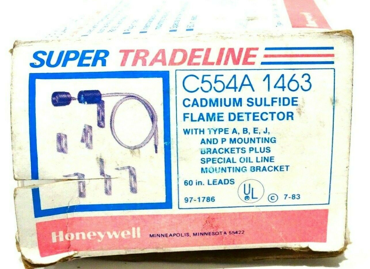 NEW HONEYWELL C554A-1463 FLAME DETECTOR C554A1463 - SB Industrial ...