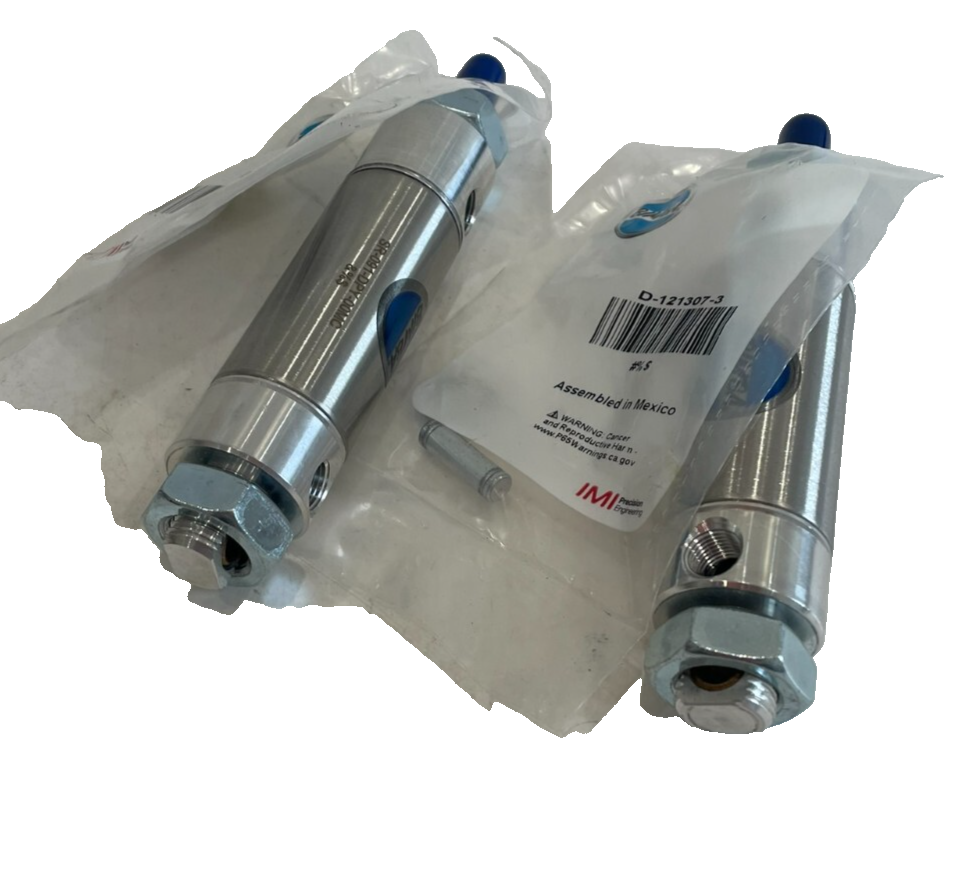 NEW LOT OF 2 BIMBA SR-091-DPY-00MC CYLINDER W/ PIVOT PIN KIT D-121307-3 ...