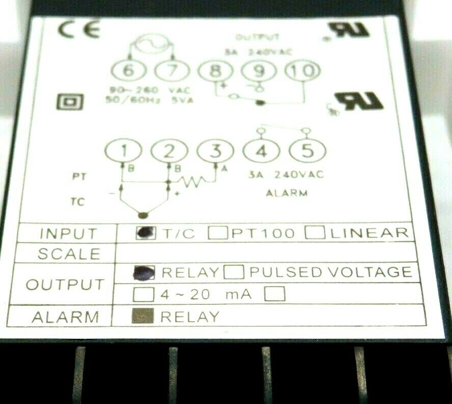 NEW TEXMATE VT4810 TEMPERATURE CONTROL VT4810TR - SB Industrial Supply ...