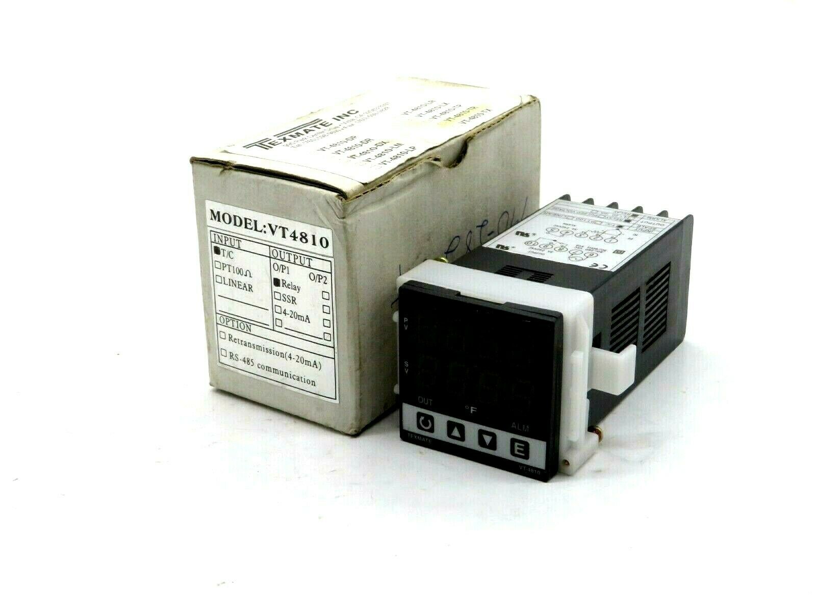 NEW TEXMATE VT4810 TEMPERATURE CONTROL VT4810TR - SB Industrial Supply ...