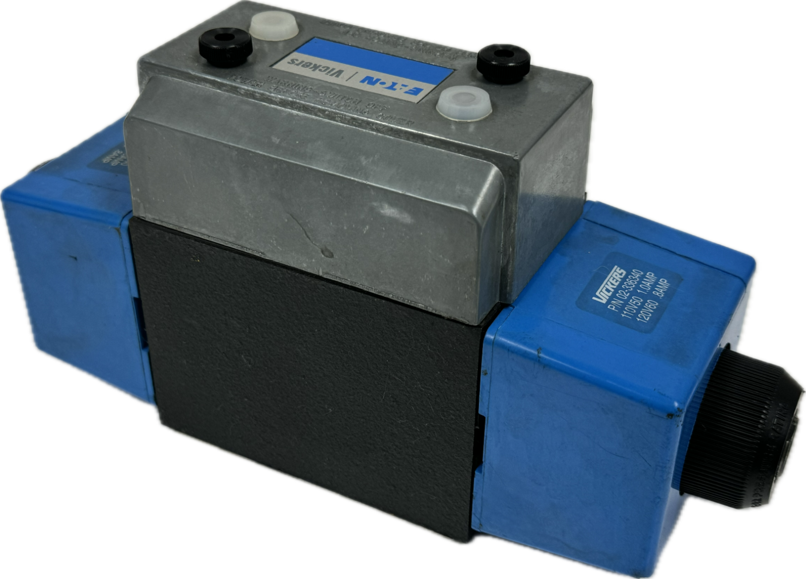 NEW VICKERS DG4V4-012C-M-PBWL-B5-10 VALVE 02-34211 W/ 02-336340 COILS ...