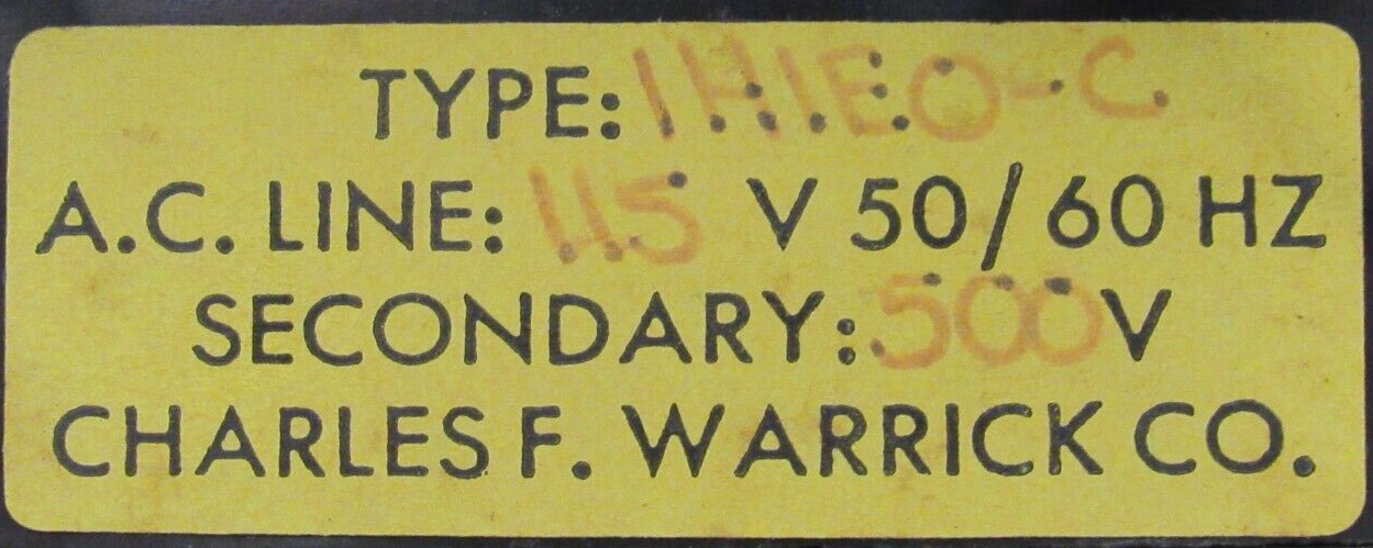 NEW WARRICK CONTROLS 1H1E0-C LEVEL CONTROL RELAY 1H1E0C - SB Industrial ...