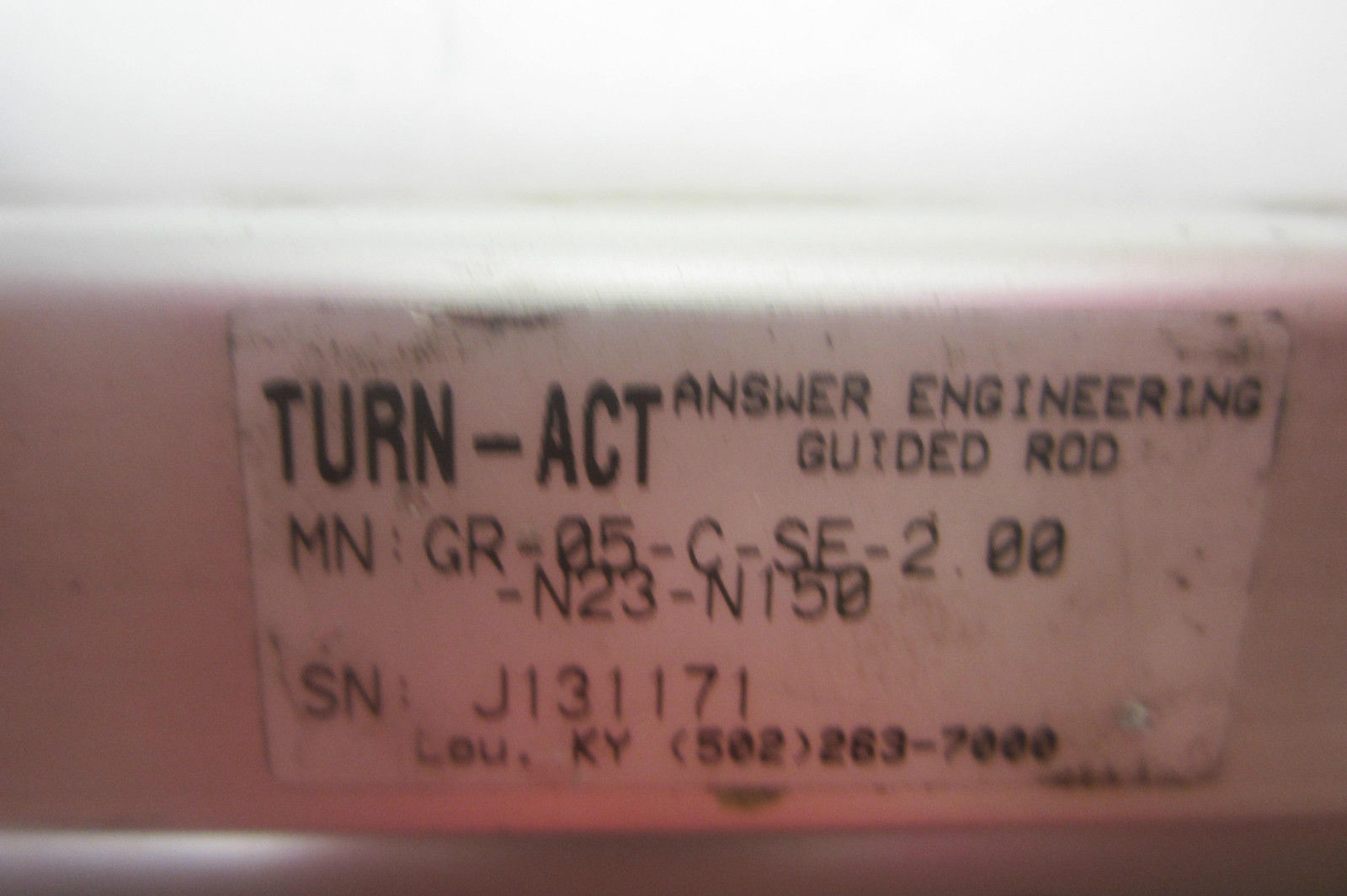 TURN-ACT GR-05-C-SE-2.00-N23-N150 AIR SLIDE GR05CSE200N23N150 - SB ...