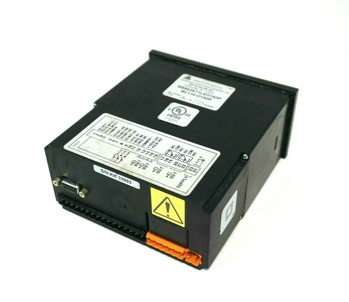 USED ANDERSON INSTRUMENT CO. BC110-O1A0P FLOW METER MS843ST1LEO1A0P ...
