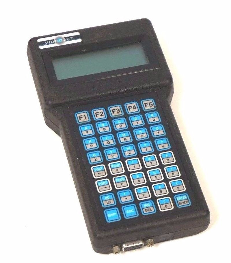 USED VIDEOJET QTERM-J10 HANDHELD OPERATOR INTERFACE KEYPAD QTERMJ10 ...