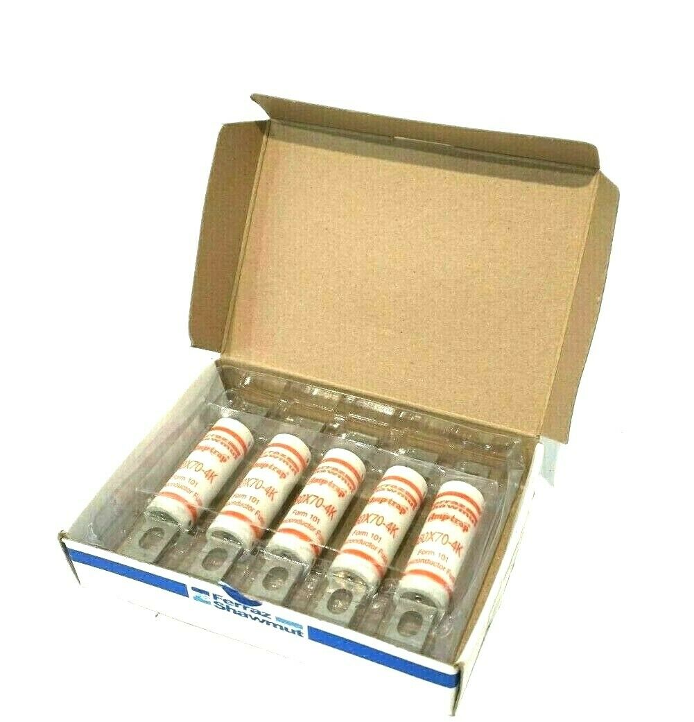 5 NEW FERRAZ SHAWMUT A60X70-4K FUSES A60X704K - SB Industrial Supply, Inc.