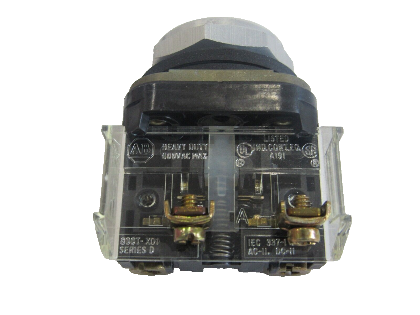 ALLEN BRADLEY 800T-A2D1 PUSHBUTTON SER.T 800TA2D1 NEW, SURPLUS - SB ...