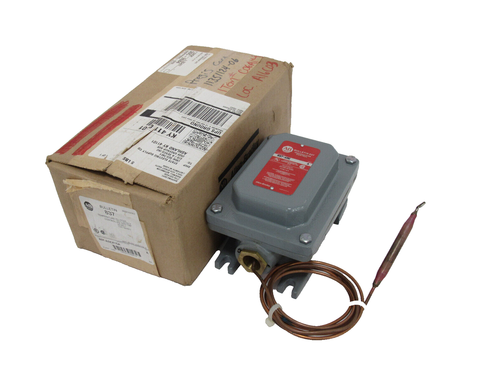 NEW ALLEN BRADLEY 837-A5E TEMPERATURE SWITCH SER.A 837A5E - SB ...