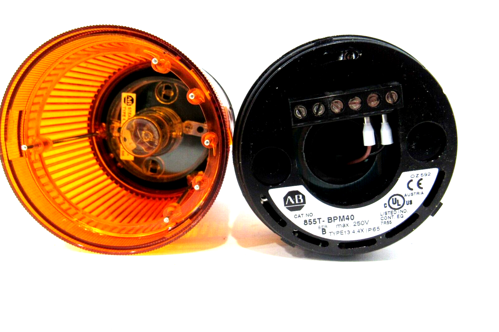 NEW ALLEN BRADLEY 855T-BPM40 MOUNTING BASE AMBER STACK LIGHT 855TBPM40 ...