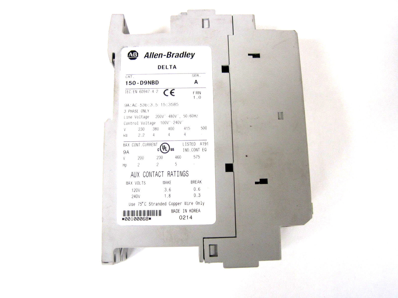 NEW ALLEN BRADLEY SMC 150-D9NBD 150D9NBD - SB Industrial Supply, Inc.
