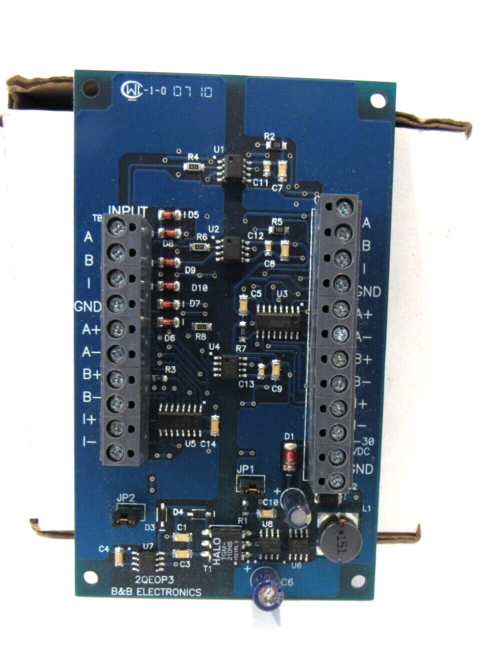 NEW B&B ELECTRONICS 2QEOP3 ENCODER OPTICAL ISOLATOR BOARD - SB ...