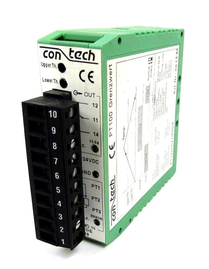 NEW CONTECH PT100/3/21/600/E MODULE PT100321600E 001548 - SB Industrial ...