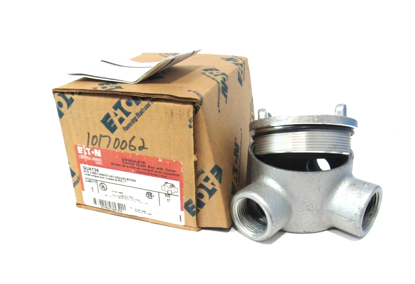 NEW EATON CROUSE HINDS GUAT36 OUTLET BOX - SB Industrial Supply, Inc.