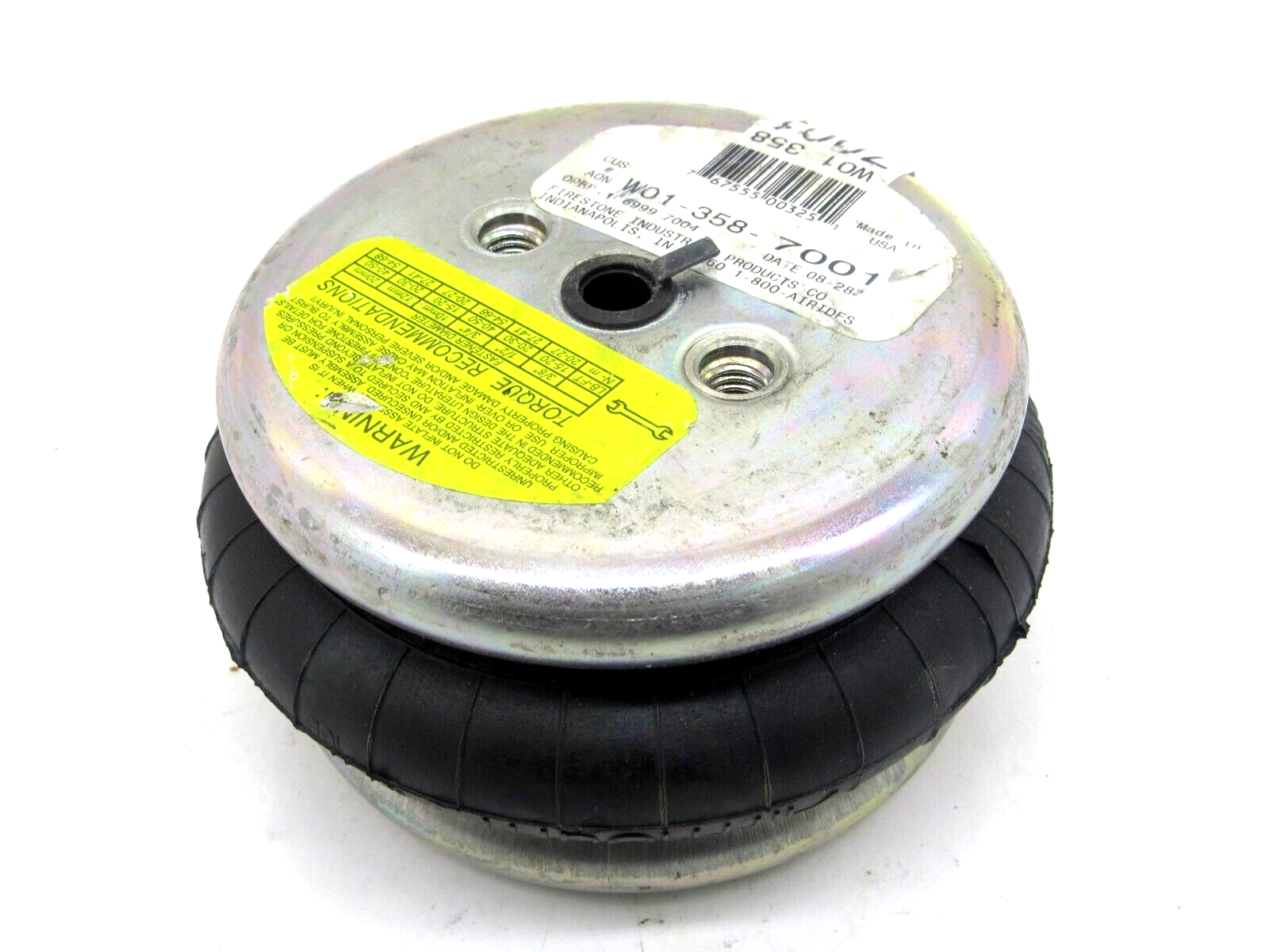 NEW FIRESTONE W01-358-7001 AIR SPRING W013587001 - SB Industrial Supply ...