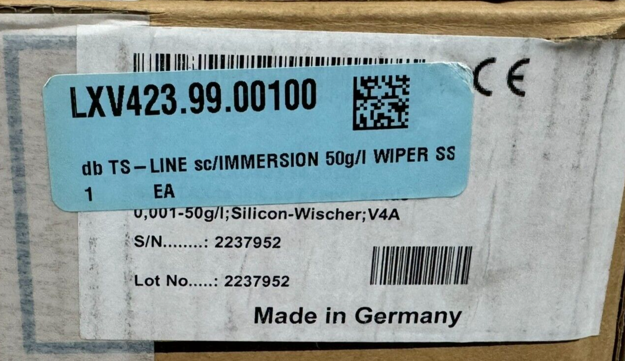 NEW HACH LXV423.99.00100 SOLITAX TS-LINE IMMERSION PROBE - SB ...