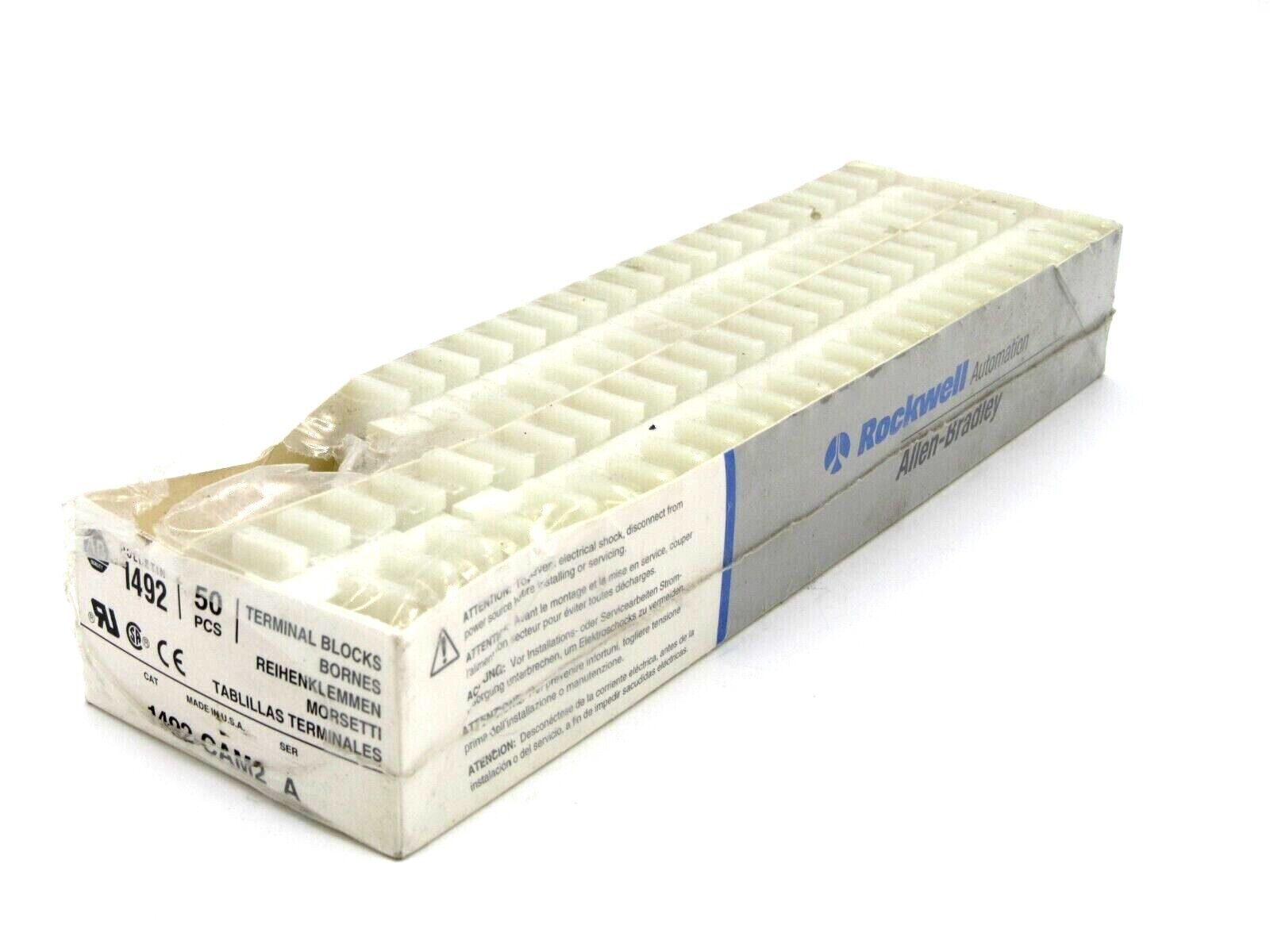 NEW LOT OF 44 ALLEN BRADLEY 1492-CAM2 TERMINAL BLOCK SERIES A 1492CAM2 ...