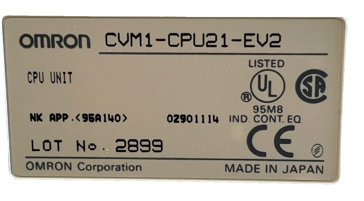 NEW OMRON CVM1-CPU21-EV2 PROGRAMMABLE CONTROLLER CVM1CPU21V2 ...