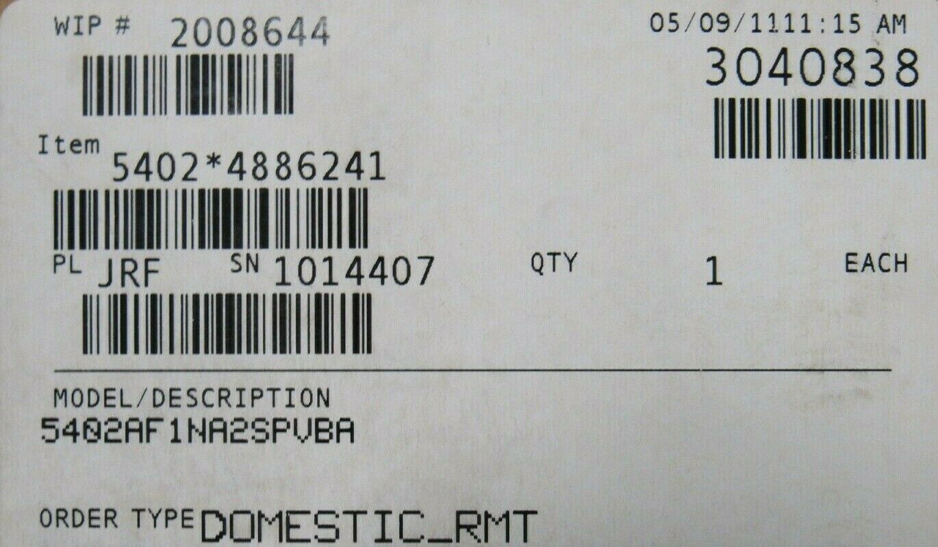 NEW ROSEMOUNT 5402AF1NA2SPVBA RADAR LEVEL TRANSMITTER 5402*4886241 - SB ...