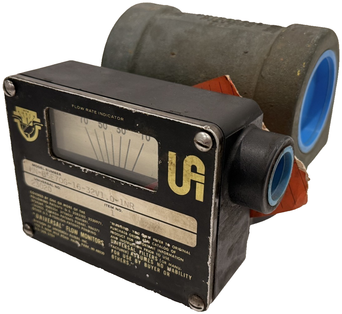 NEW UNIVERSAL FLOW MONITORS MN-BSE70G-16-32V1.0-1NR FLOW RATE INDICATOR ...