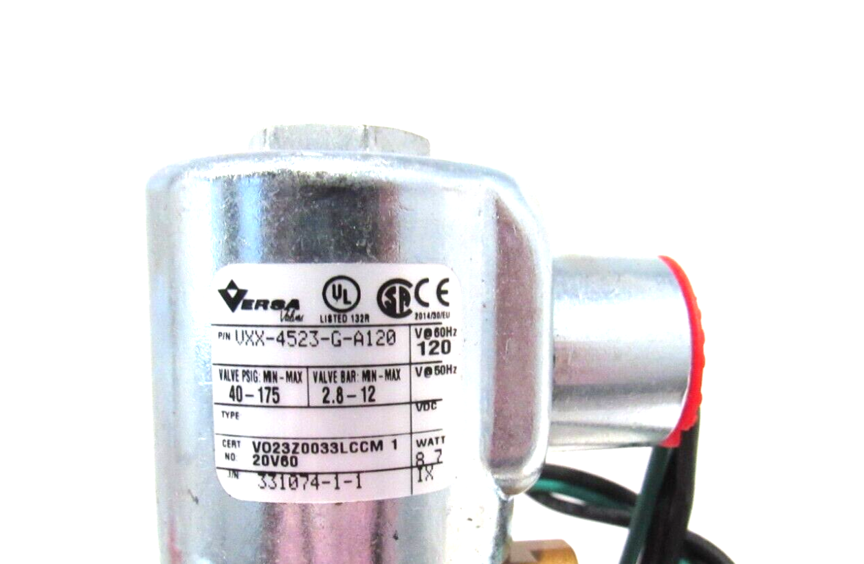 NEW VERSA VALVES VXX-4523-G-A120 VALVE VXX4523GA120 - SB Industrial ...