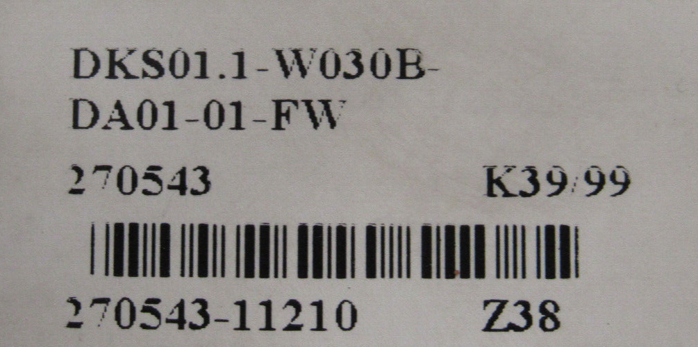 REFURBISHED INDRAMAT DKS01.1-W030B-DA01-01-FW SERVO DRIVE ...