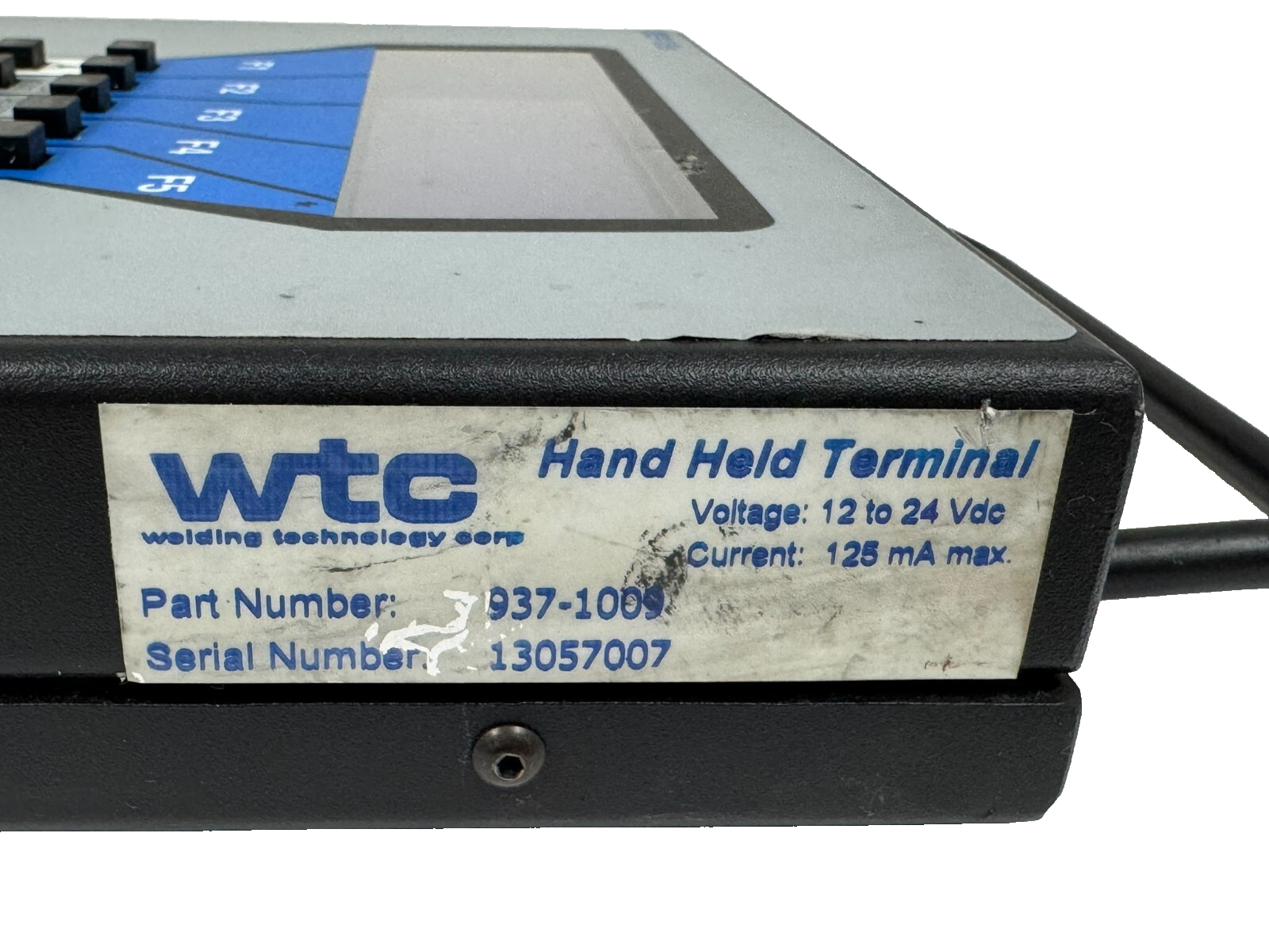 USED WTC 937-1009 HAND-HELD TERMINAL DEP105S 9371009 - SB Industrial ...