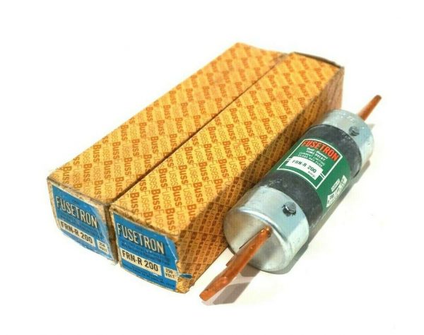 2 NEW FUSETRON FRN-R-200 FUSES FRNR200 - SB Industrial Supply, Inc.