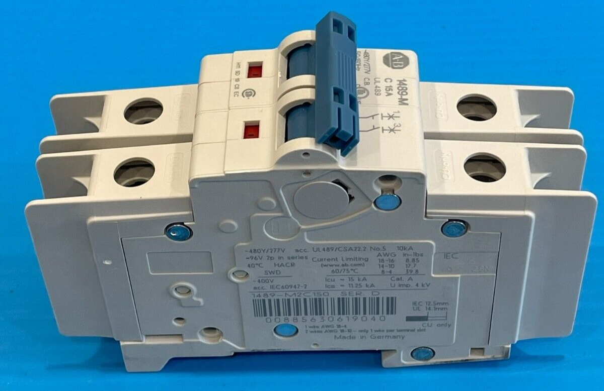 A / B 1489-M2C150 CIRCUIT BREAKER SER. D 1489M2C150 NEW, SURPLUS - SB ...