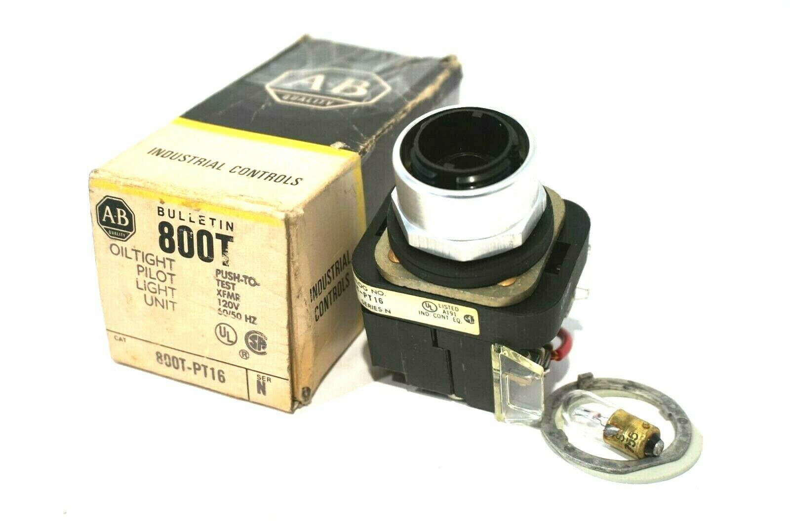 NEW ALLEN BRADLEY 800T-PT16 PILOT LIGHT SER.N 800TPT16 - SB Industrial ...