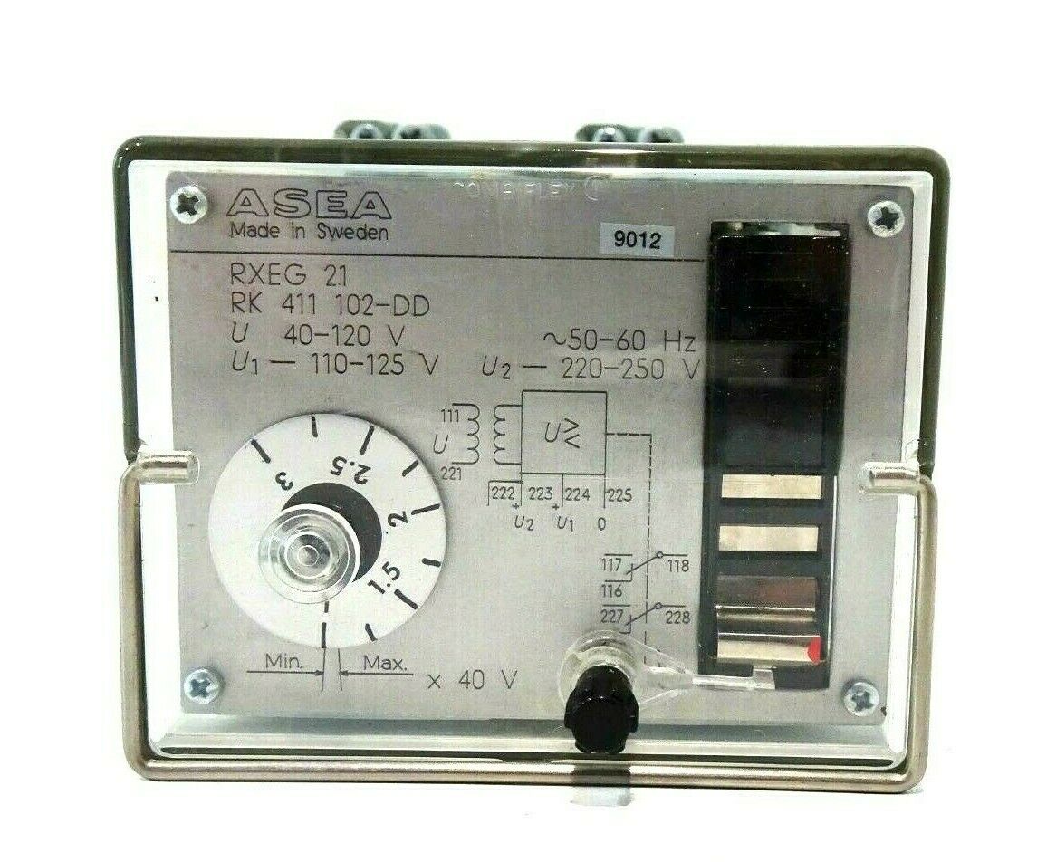 NEW ASEA ABB RK 411 102-DD VOLTAGE RELAY RXEG21 RK411102DD - SB ...