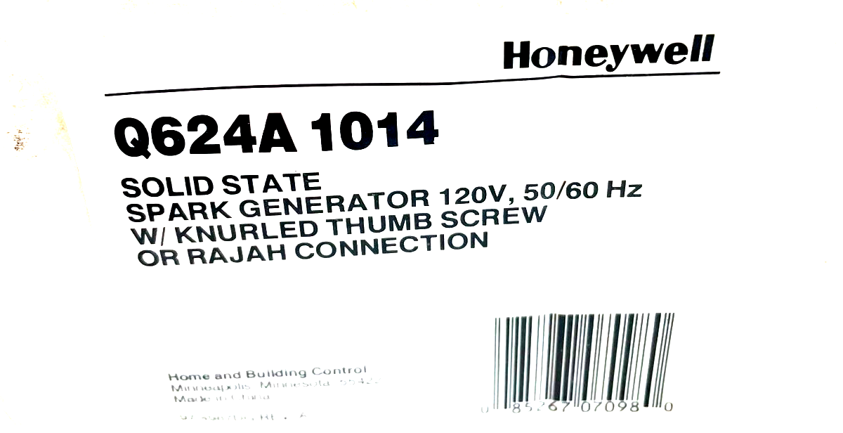 NEW HONEYWELL Q624A-1014 SPARK GENERATOR 120V 50/60HZ Q624A1014 - SB ...