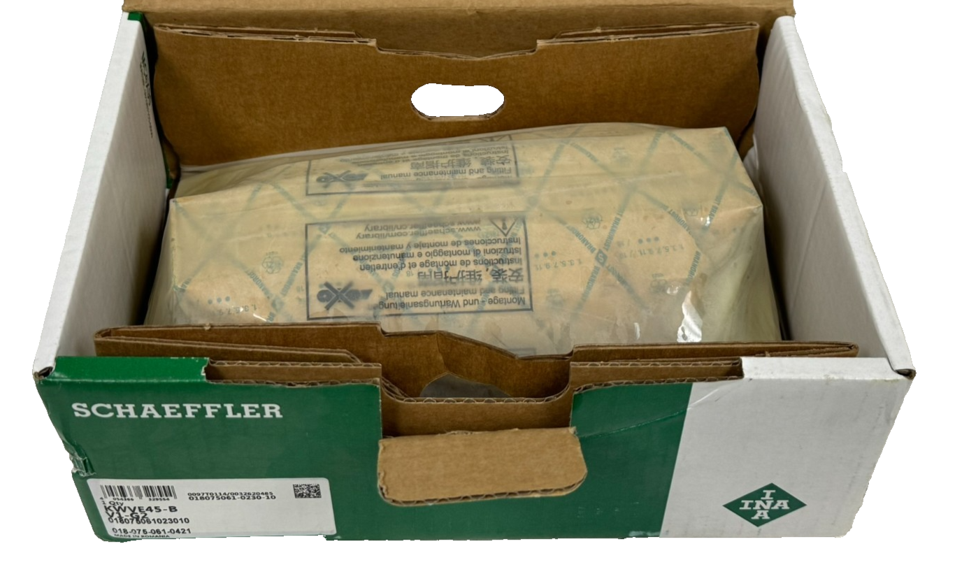 NEW INA KWVE45-B-V1-G2 LINEAR CARRIAGE GUIDE 018-075-061-0421 - SB ...