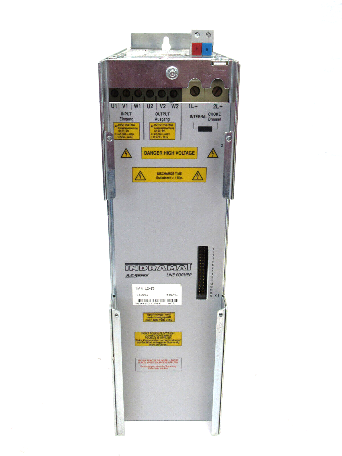 NEW INDRAMAT NAM-1.2-15 LINE FORMER 246506 NAM1215 - SB Industrial ...