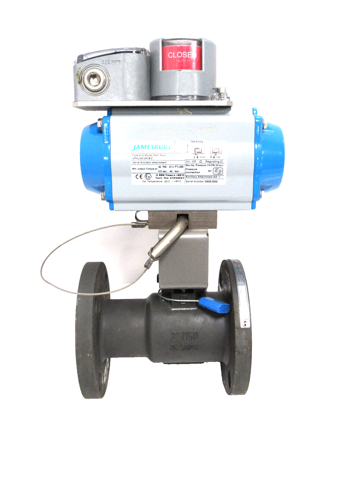 NEW JAMESBURY VPVL200-DA-B-C CONTROL VALVE 2" VPVL200DABC - SB ...