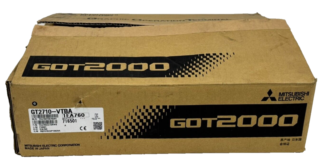 NEW MITSUBISHI ELECTRIC GT2710-VTBA GOT2000 TOUCH PANEL 10.4 ...