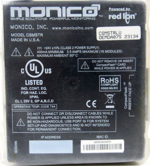 NEW MONICO CDL-MCLE-AB-CL GATEWAY LE MODULE CDLMCLEABCL CSMSTRLU ...