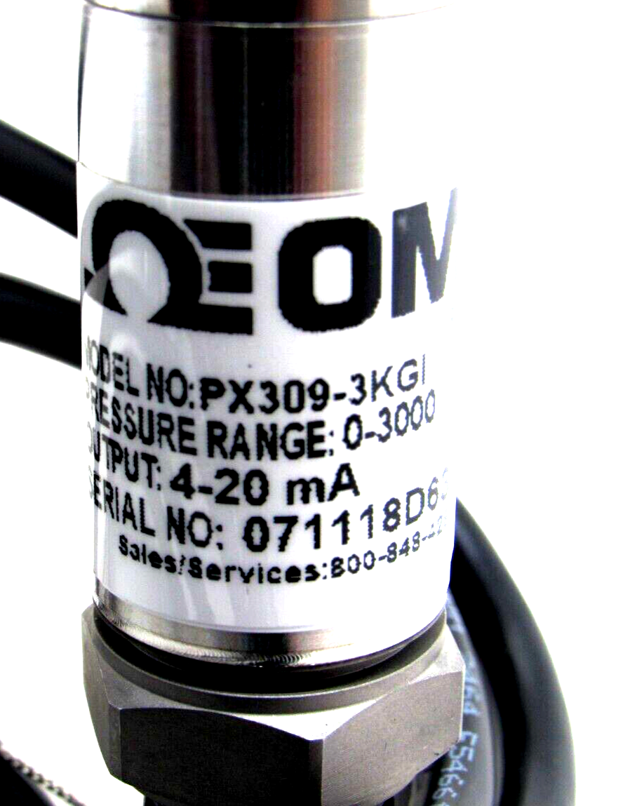 NEW OMEGA PX309-3KG1 PRESSURE TRANSDUCER PX3093KG1 - SB Industrial ...