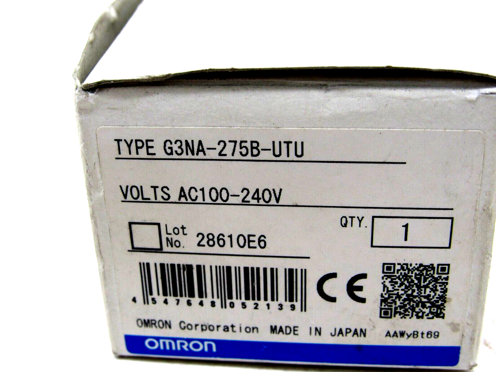 NEW OMRON G3NA-275B-UTU SOLID STATE RELAY G3NA275BUTU - SB Industrial Supply, Inc.