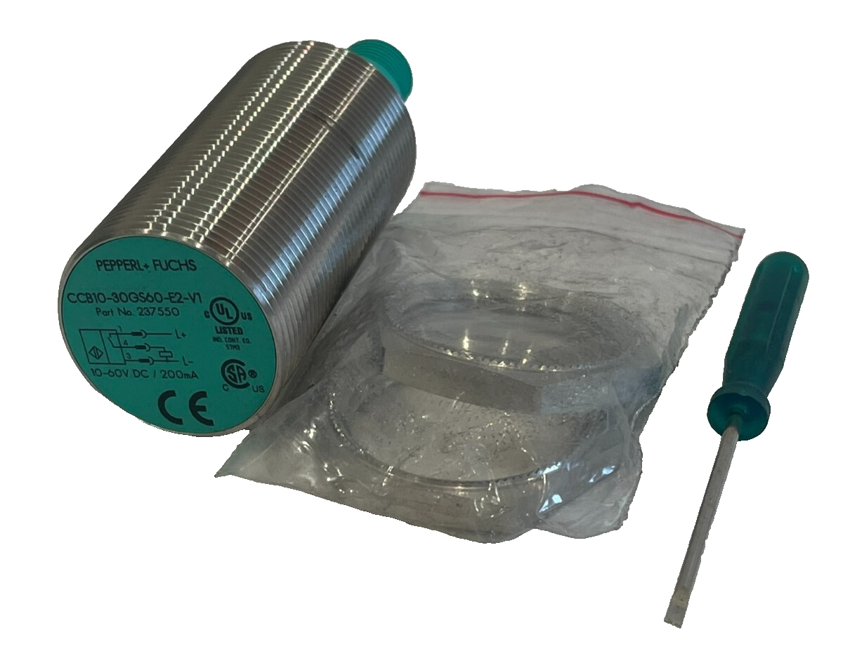 NEW PEPPERL + FUCHS CCB10-30GS60-E2-V1 CAPACITIVE SENSOR ...