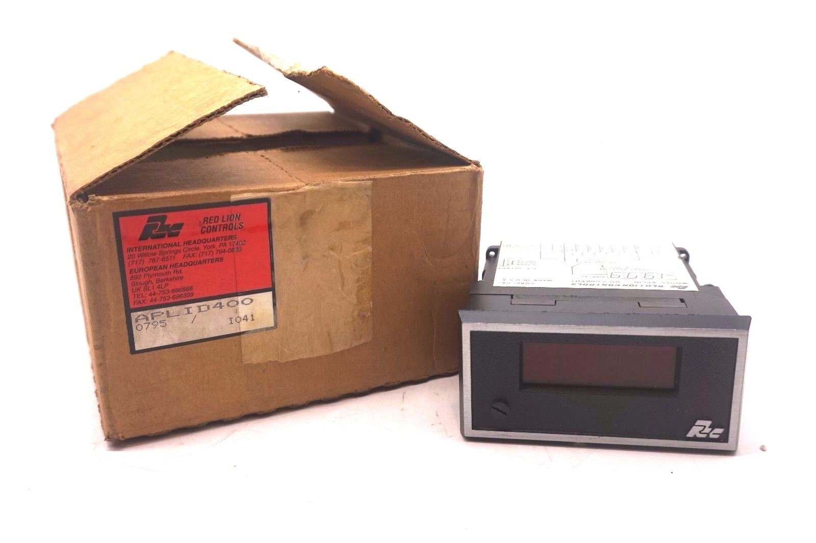 NEW RED LION CONTROLS APLID400 CURRENT METER - SB Industrial Supply, Inc.