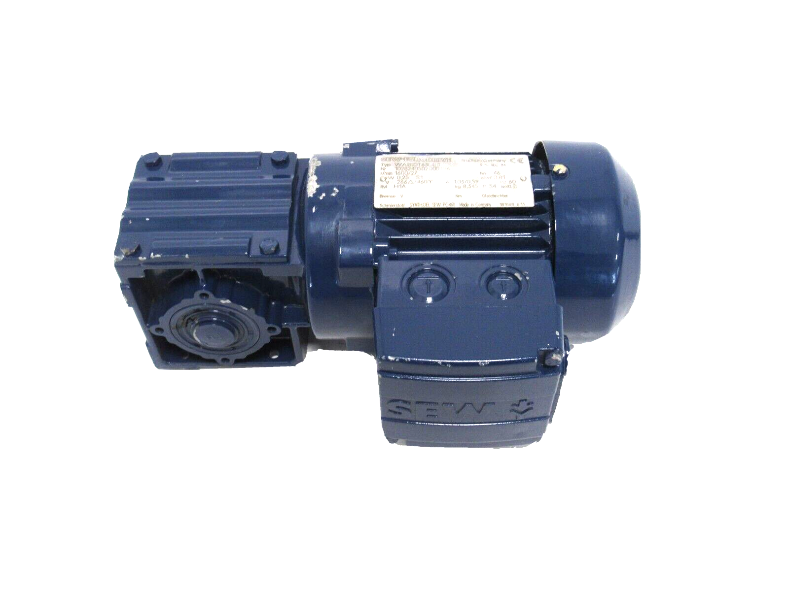 NEW SEW EURODRIVE WA20DT63L4IS GEAR MOTOR 266/460V - SB Industrial ...